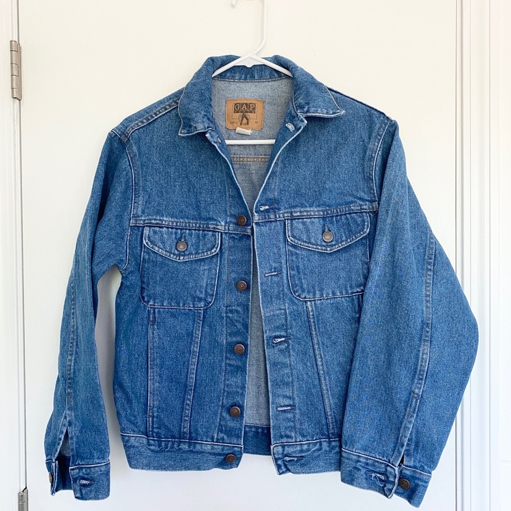 Vintage Gap Denim Jacket 90s Style - Gem